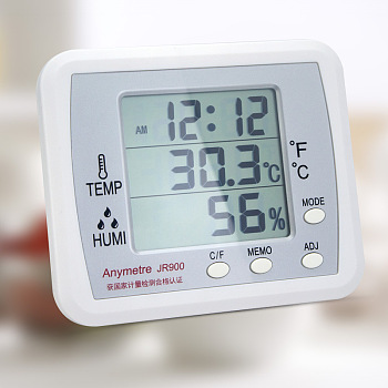 ANYMETRE/美德时 温湿度计 可计量,温度计 湿度计,JR900-实验室用品商城
