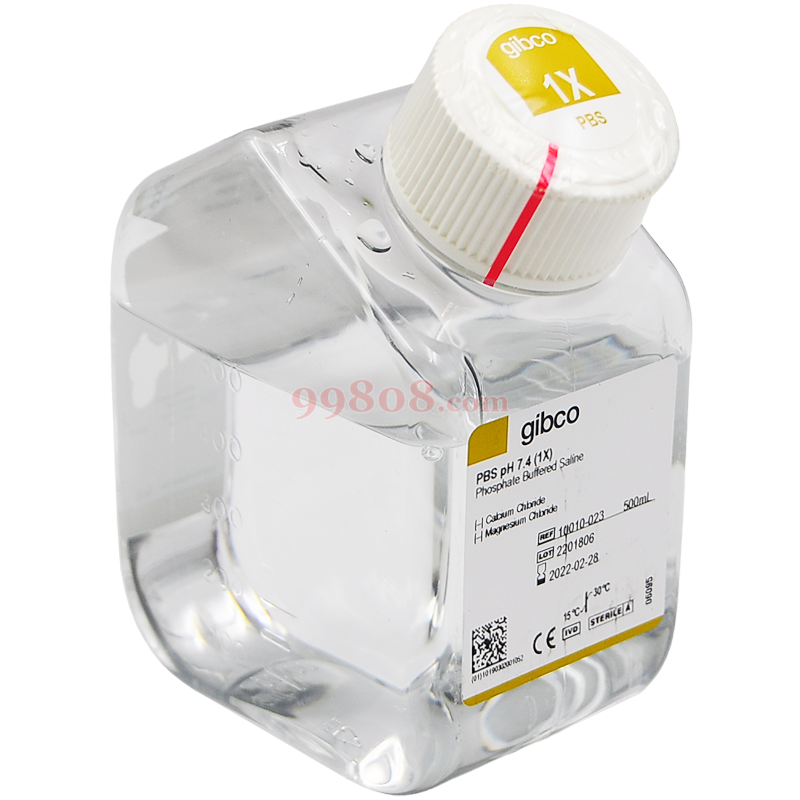 Gibco 磷酸盐缓冲液PBS PH7.4已灭菌,10010023-实验室用品商城