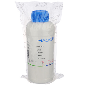 Macklin/麦克林 己二酸,Adipic acid 己二酸 ;1，6-己二酸，肥酸,A800642-2.5kg-实验室用品商城