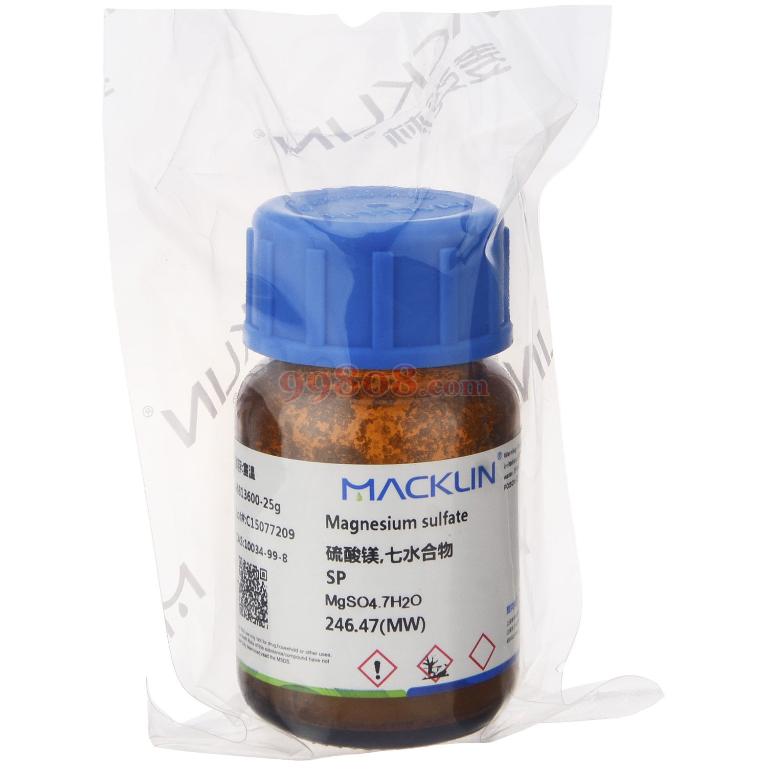 Macklin/麦克林 硫酸镁，七水合物,Magnesium sulfate 硫酸镁，七水 ;苦盐，硫苦，泻利盐,M813599-500g ...