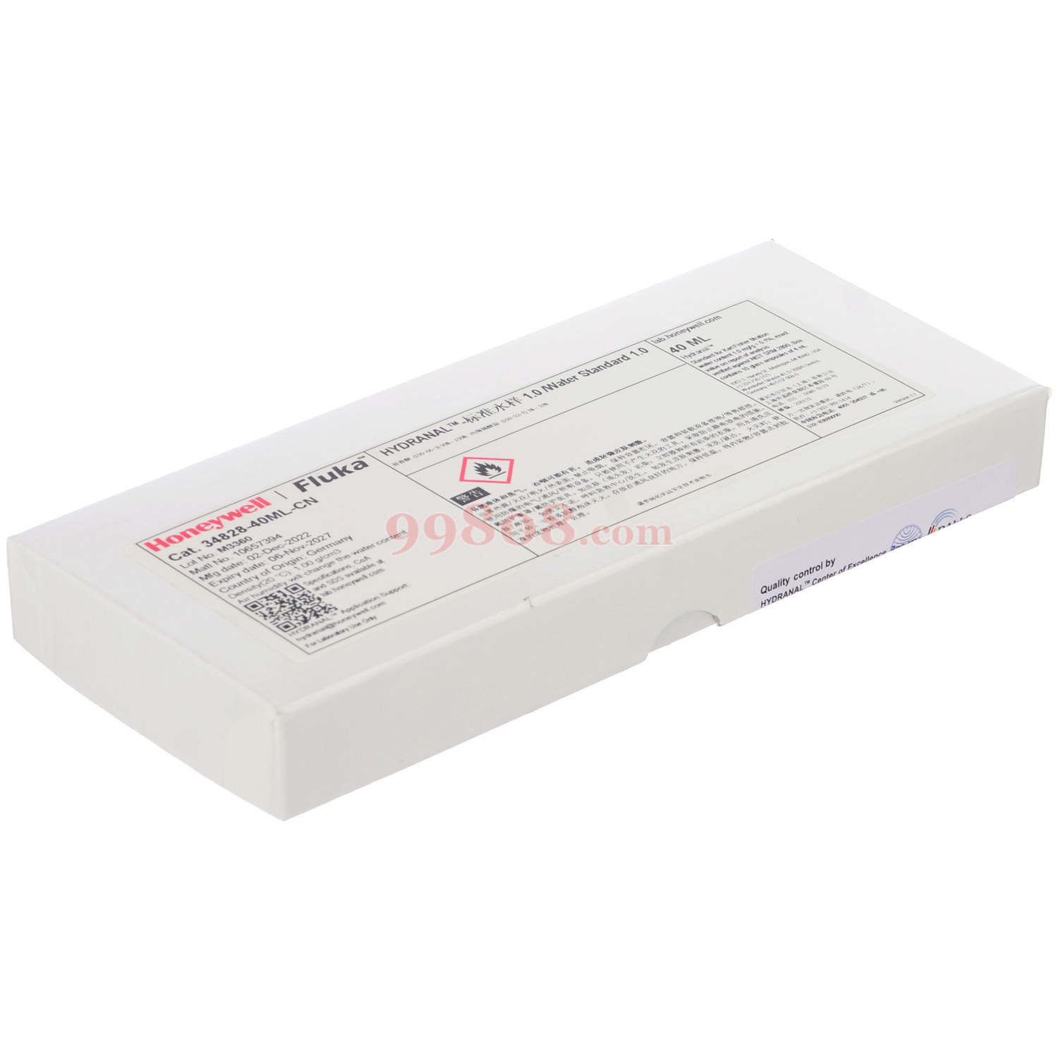 Fluka 水标样,标准水样 CRM标准水样,34828-40mL-实验室用品商城