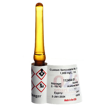 O2si 2种内标物（HJ835-2017）混标标准品,Custom Semivolatile Mix, 2-2464,CDGG-112464 ...