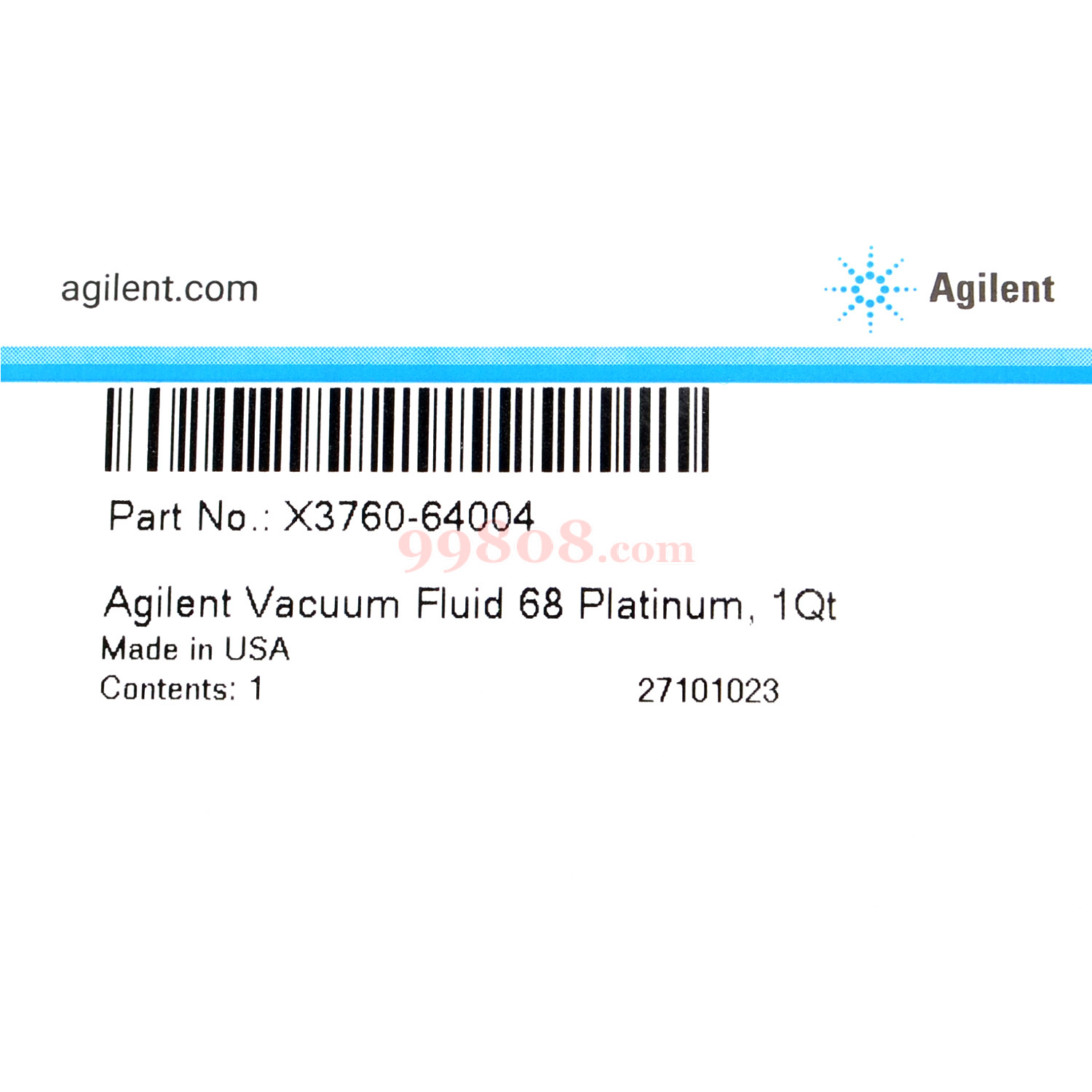 Agilent/安捷伦 AVF60泵油,X3760-64004-实验室用品商城