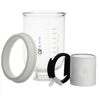 CNW PTFE溶剂过滤装置，含1000mL玻璃过滤杯,SCEQ-PSF010-实验室用品商城