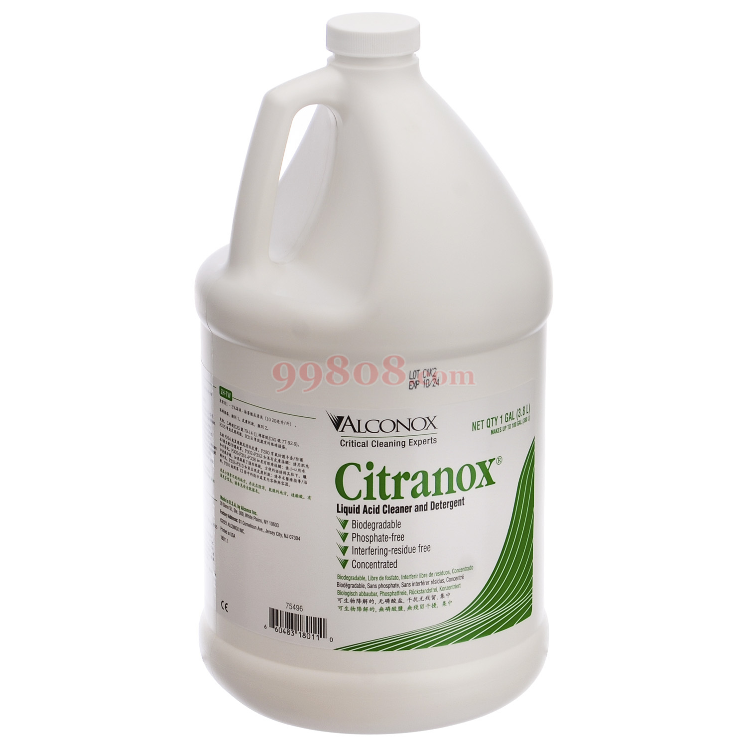 Agilent/安捷伦 CITRANOX 可生物降解酸性洗涤剂,CITRANOX 可生物降解酸性洗涤剂 酸性洗涤剂 ALCONOX 清洁剂 ...