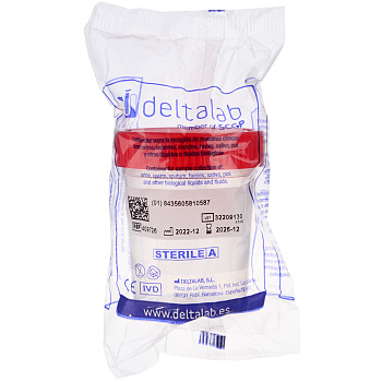 DELTALAB 无菌塑料样品瓶 PP,无菌采样杯 无菌样品杯 pp样品瓶,AD-409726-实验室用品商城