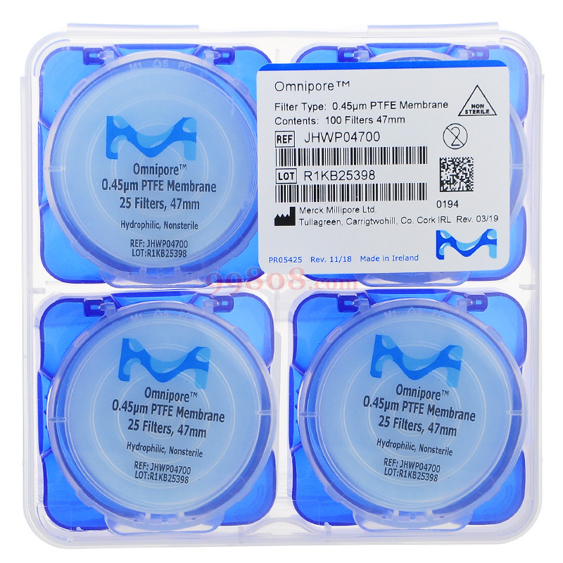 Millipore/密理博 滤膜(亲水聚四氟乙烯膜),JHWP04700-实验室用品商城