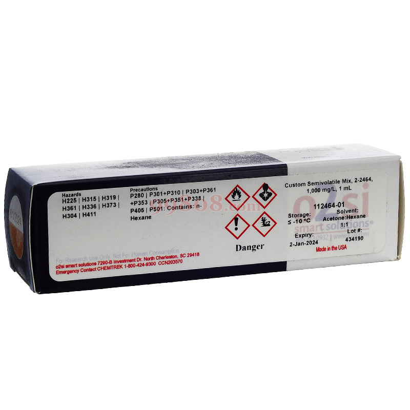 O2si 2种内标物（HJ835-2017）混标标准品,Custom Semivolatile Mix, 2-2464,CDGG-112464 ...