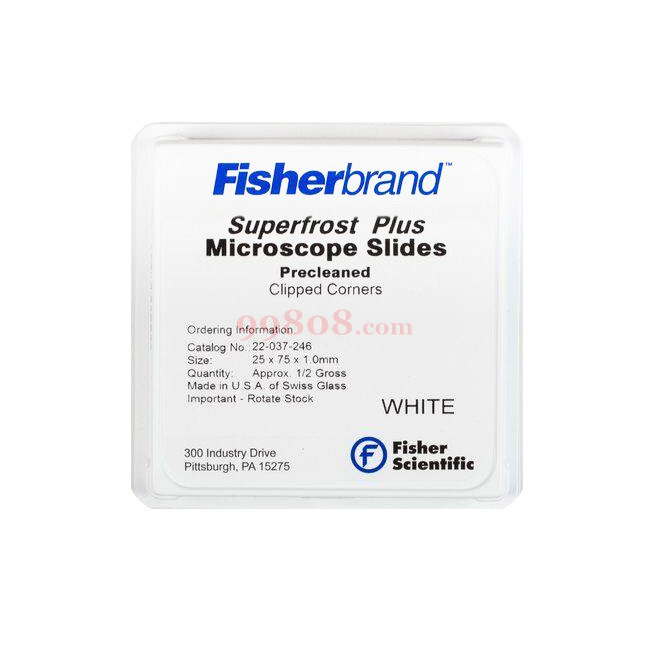 Thermo Fisher/赛默飞世尔 Fisherbrand™ Superfrost™ Plus Microscope Slides 防脱玻片,4951PLUS,FISHER No. 22 ...
