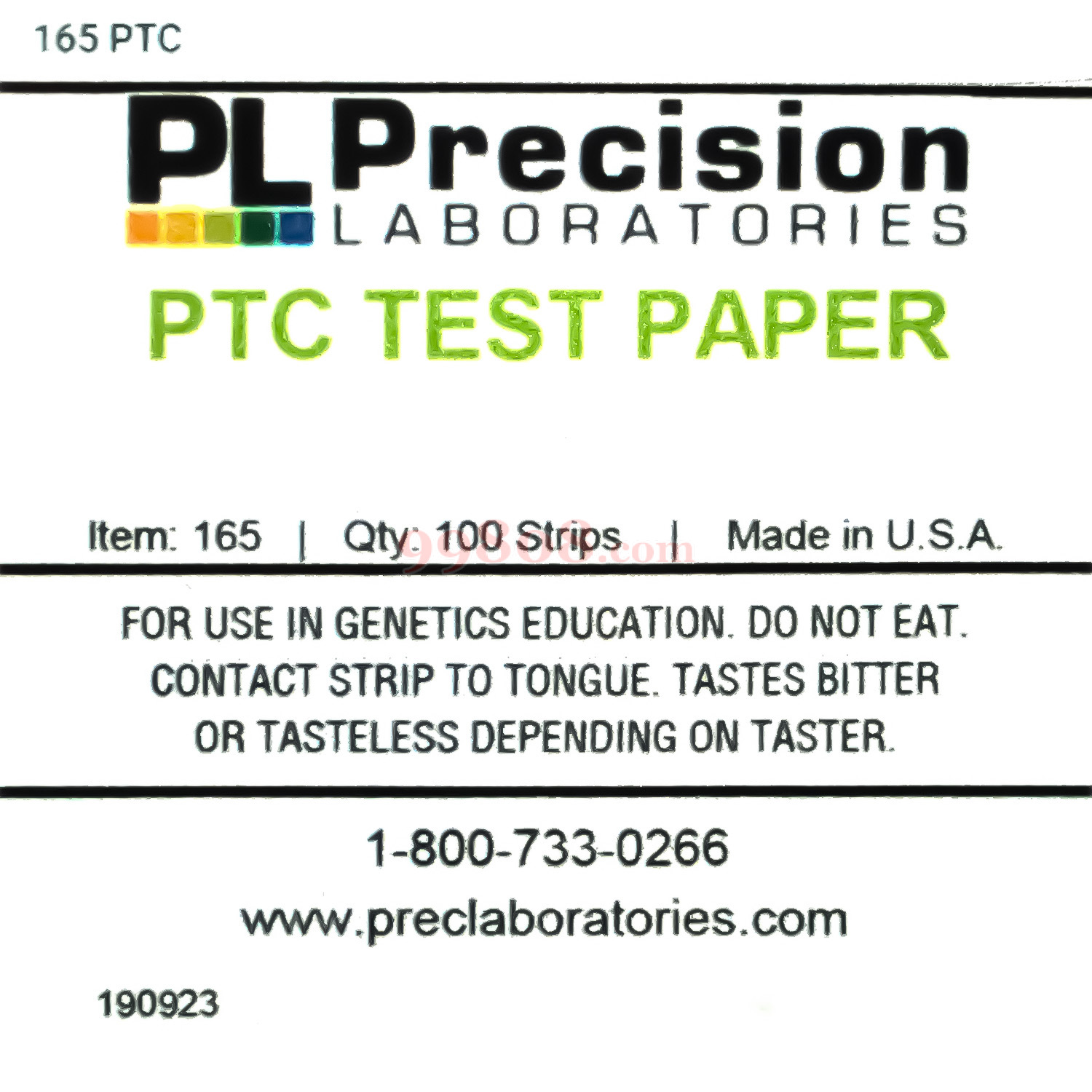 其它/Others 基因味觉检测的苯硫脲 (PTC) 试纸,PTC (Thiourea-Phenylthiocarbamide) Taste ...