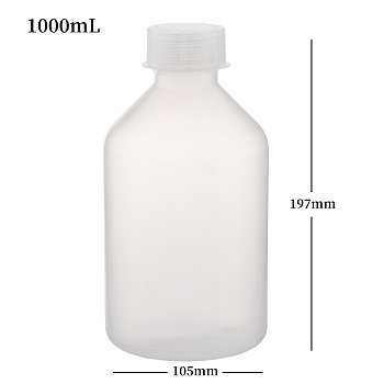 VITLAB PP塑料瓶（GL45规格）,标准口试剂瓶 大口试剂瓶 塑料试剂瓶 GL45试剂瓶,102089-实验室用品商城