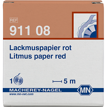 MN/德国 Qualitative pH test paper Litmus paper red, pH: 5.0–8.0,91108-实验室用品商城