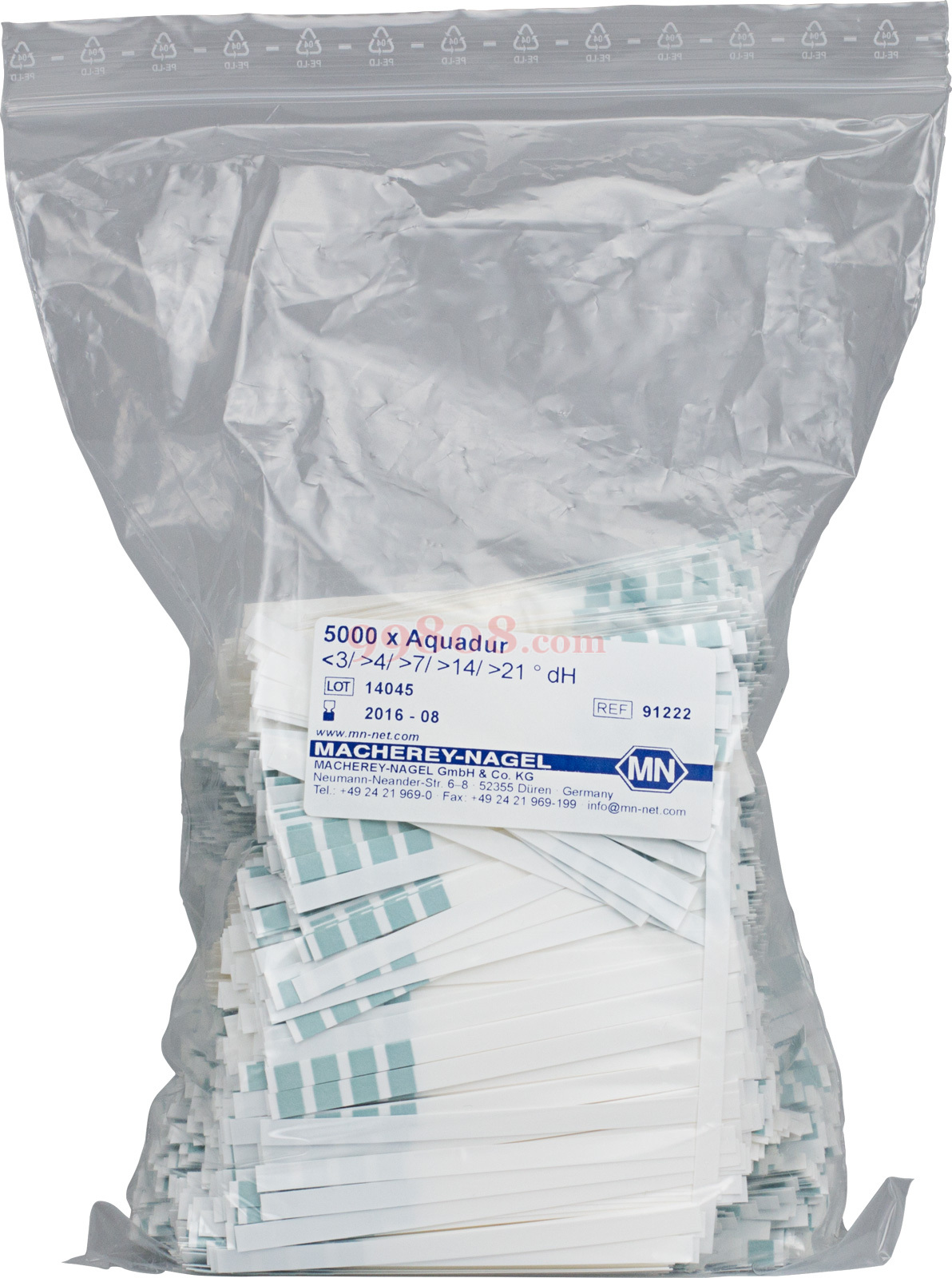 MN/德国 AQUADUR 4–21, for water hardness, 5000 strips,91222-实验室用品商城