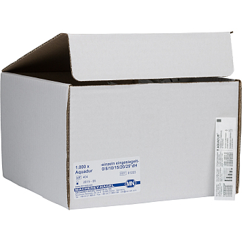 MN/德国 AQUADUR 5–25, for water hardness, individually sealed, 1000 ...