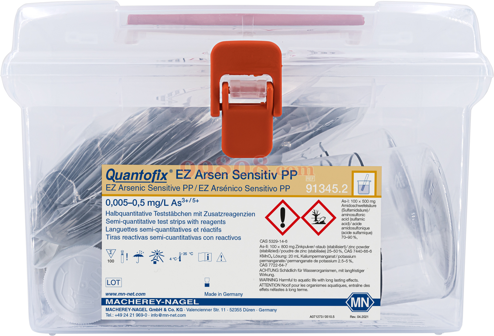 MN/德国 Semi-quantitative test strips QUANTOFIX EZ Arsenic Sensitive PP ...