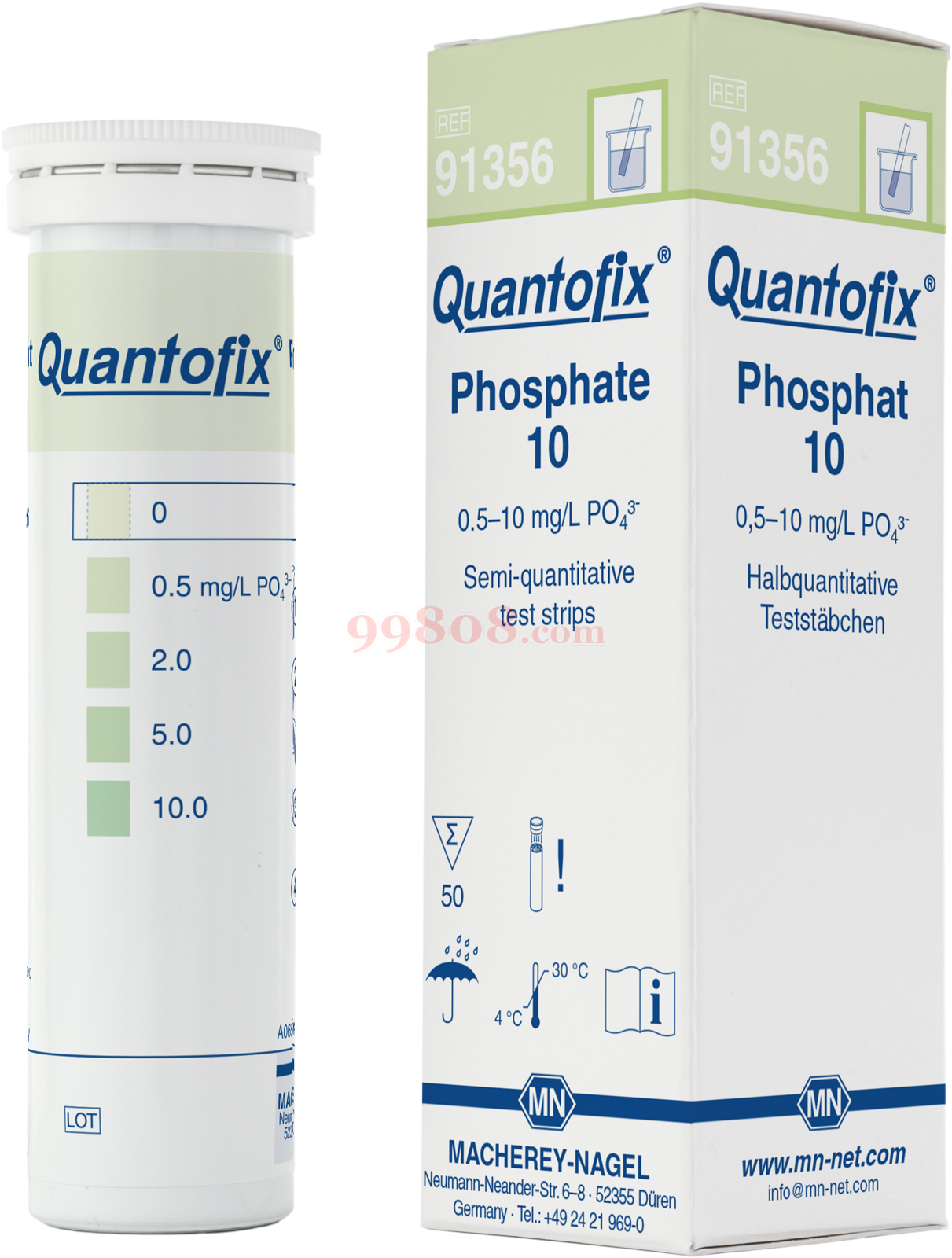 MN/德国 Semi-quantitative test strips QUANTOFIX Phosphate 10,91356-实验室用品商城