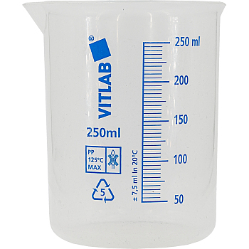 MN/德国 Sample beaker 250 mL for VISOCOLOR reagent case for soil analysis ...