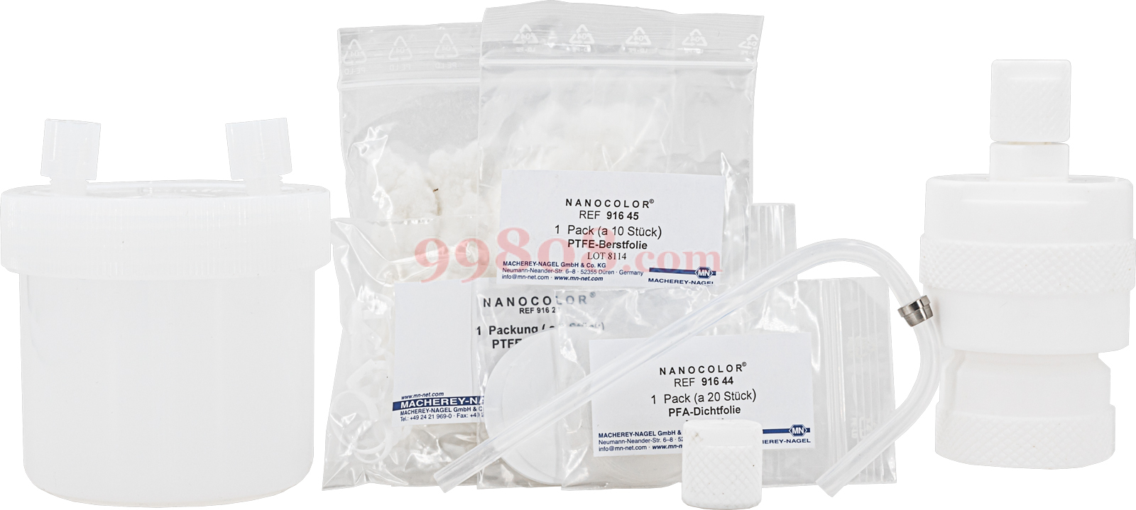 MN/德国 PTFE pressure vessel, 20 mL with safety expansion reservoir,91640 ...