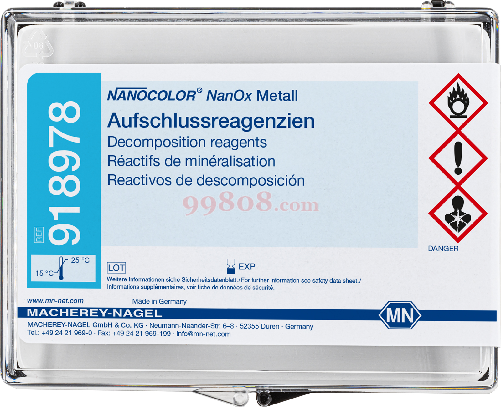 MN/德国 NANOCOLOR NanOx Metal,918978-实验室用品商城