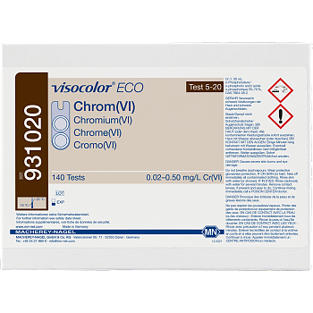 MN/德国 Colorimetric test kit VISOCOLOR ECO Chromium (VI),931020-实验室用品商城