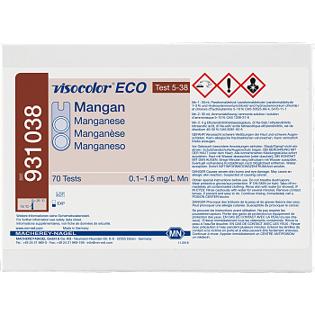 MN/德国 Colorimetric test kit VISOCOLOR ECO Manganese,931038-实验室用品商城