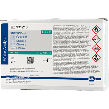 MN/德国 Colorimetric test kit VISOCOLOR ECO Chloride, refill pack,931218 ...