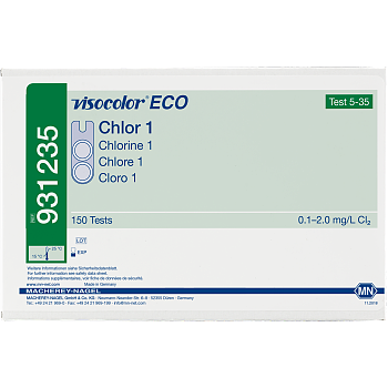 MN/德国 Colorimetric test kit VISOCOLOR ECO Chlorine 1, free and total ...