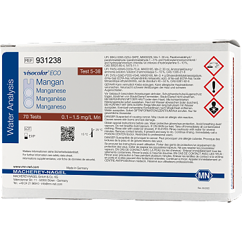 MN/德国 Colorimetric test kit VISOCOLOR ECO Manganese, refill pack,931238 ...