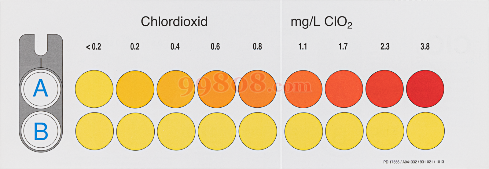 MN/德国 Color comparison chart for VISOCOLOR ECO Iron 1,931421-实验室用品商城