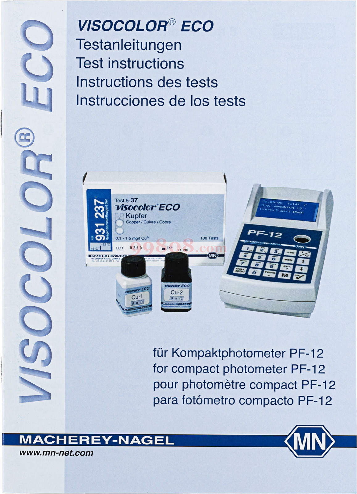 MN/德国 Test instructions for VISOCOLOR ECO on PF‑12,931501-实验室用品商城