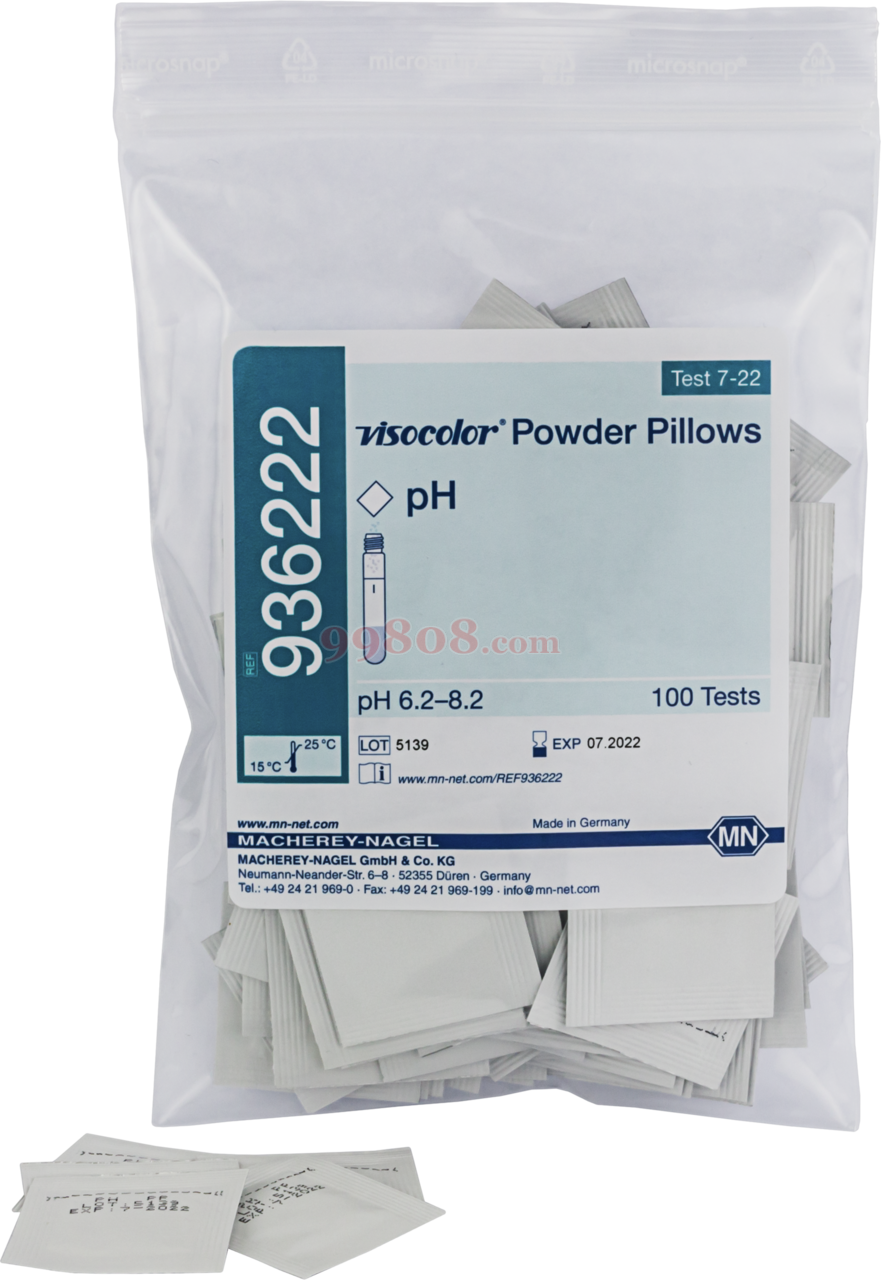 MN/德国 Reagents VISOCOLOR Powder Pillows pH, photometric test,936222-实验室用品商城