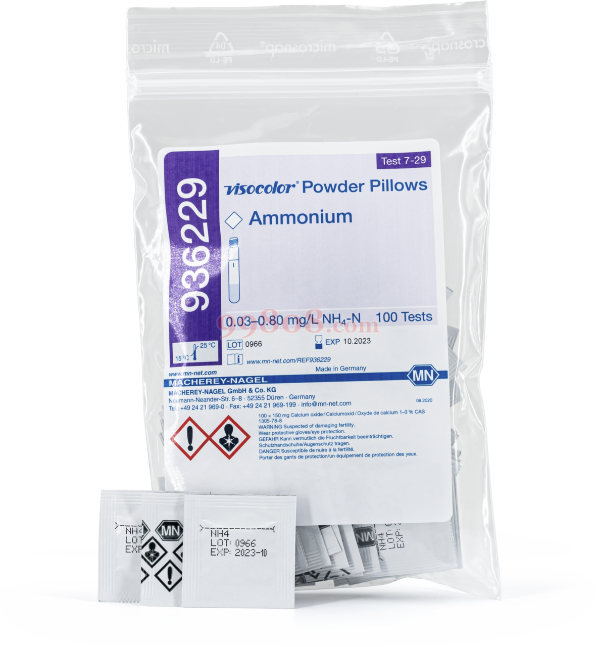 MN/德国 Reagents VISOCOLOR Powder Pillows Ammonium, photometric test ...