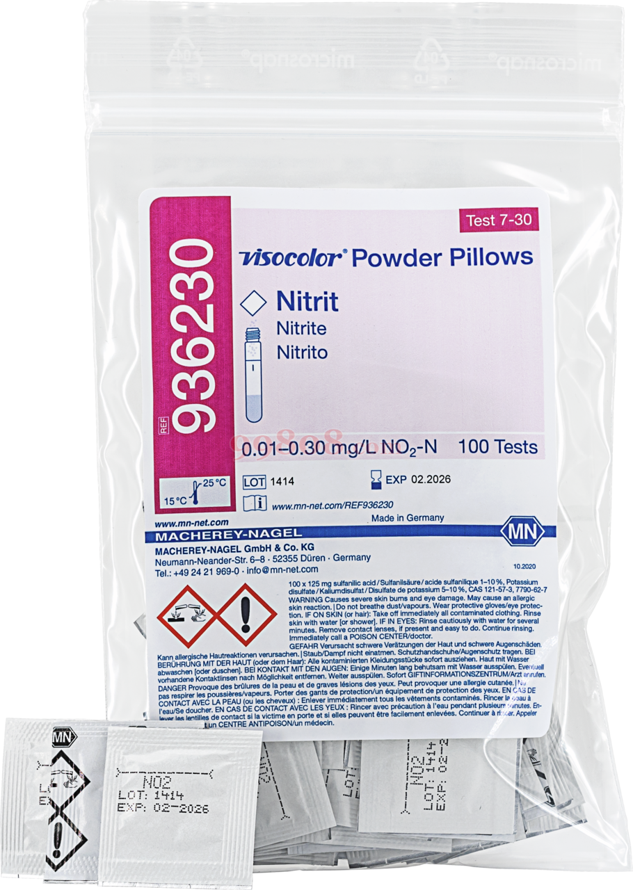 MN/德国 Reagents VISOCOLOR Powder Pillows Nitrite, photometric test ...