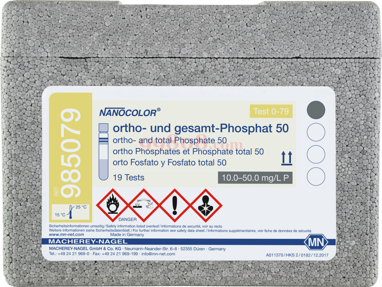MN/德国 Tube test NANOCOLOR ortho- and total Phosphate 50,985079-实验室用品商城