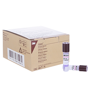 3M 蒸汽灭菌生物指示剂1262/1292/1264,嗜热脂肪芽孢杆菌生物指示剂,压力蒸汽灭菌生物指示剂 压力蒸汽灭菌生物验证专用 ...