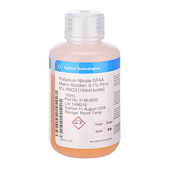 Agilent/安捷伦 Matrix Modifiers for Graphite Furnace AA 硝酸钯,基体改进剂,5190 ...