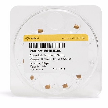 Agilent/安捷伦 Column Ferrules for Third Party GC Instruments 8010-0306 ...