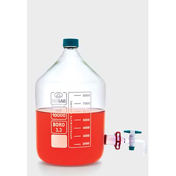 ISOLAB 放水瓶-旋塞阀-玻璃-5L-20L,062.27.910-实验室用品商城
