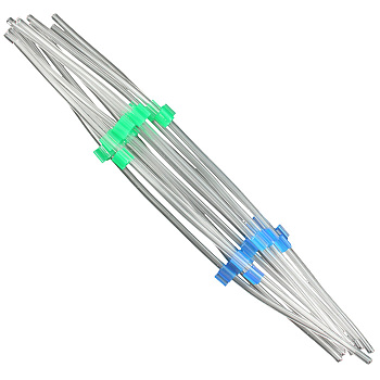 PerkinElmer Non-Flared Solva MP 2 Two-Stop Peristaltic Pump Tubing - 1.75 mm I.D., Blue/Green ...