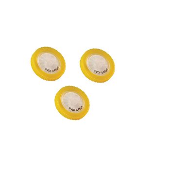 PerkinElmer Yellow PVDF Syringe Filters, 0.45 µm, 25 mm (100/pack ...