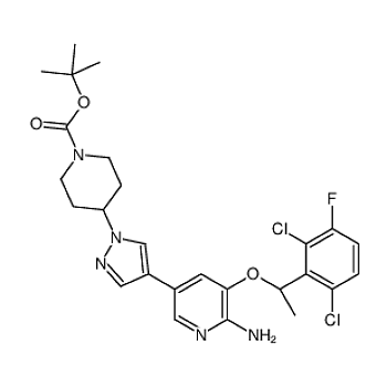 毕得 (R)-tert-Butyl 4-(4-(6-amino-5-(1-(2,6-dichloro-3-fluorophenyl)ethoxy)pyridin-3-yl)-1H ...