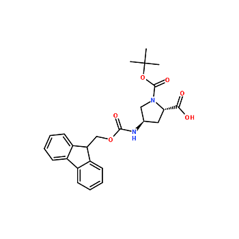 RHAWN/罗恩 (2S,4R)-4-(((9H-fluoren-9-yl)methoxy)carbonylamino)-1-(tert-butoxycarbonyl)pyrrolidine ...